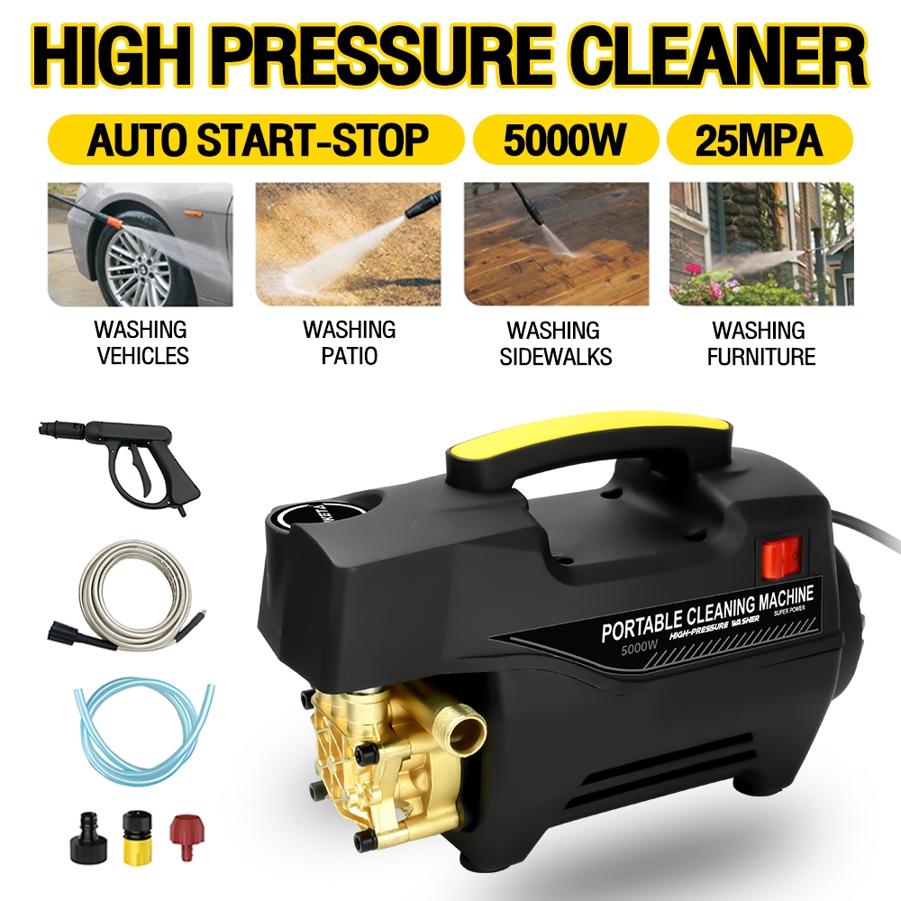 5000W Water Jet High Pressure Cleaner 220V High Pressure Portable Water ...