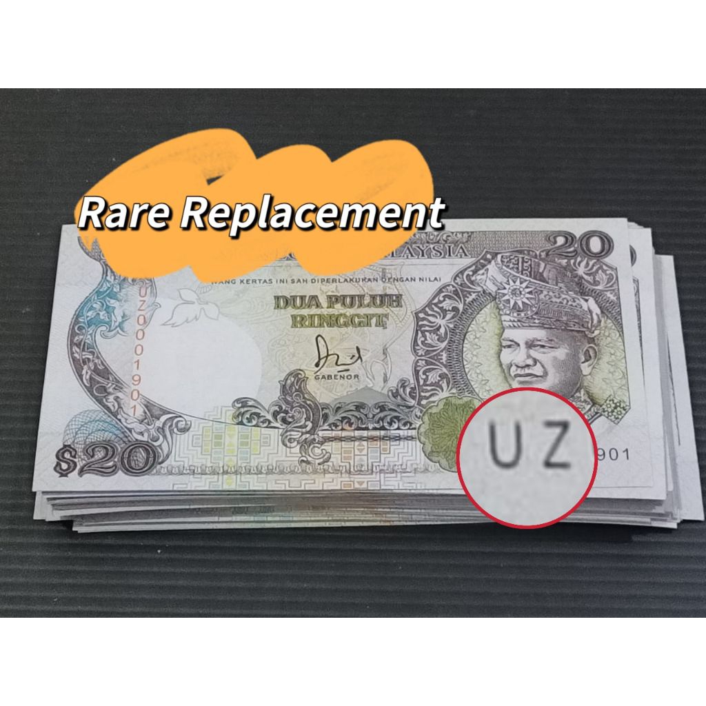 [SUPER SALE🔥] Malaysia UZ Rare Replacement RM20 Copy Banknote Duit Lama ...