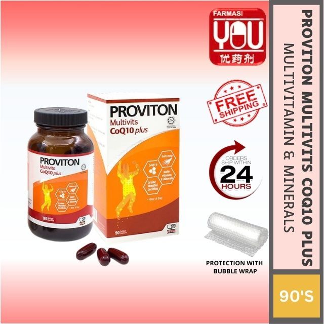 [YOUPHARMACY] PROVITON MULTIVITS COQ10 PLUS 90 SOFTGELS | Shopee Malaysia