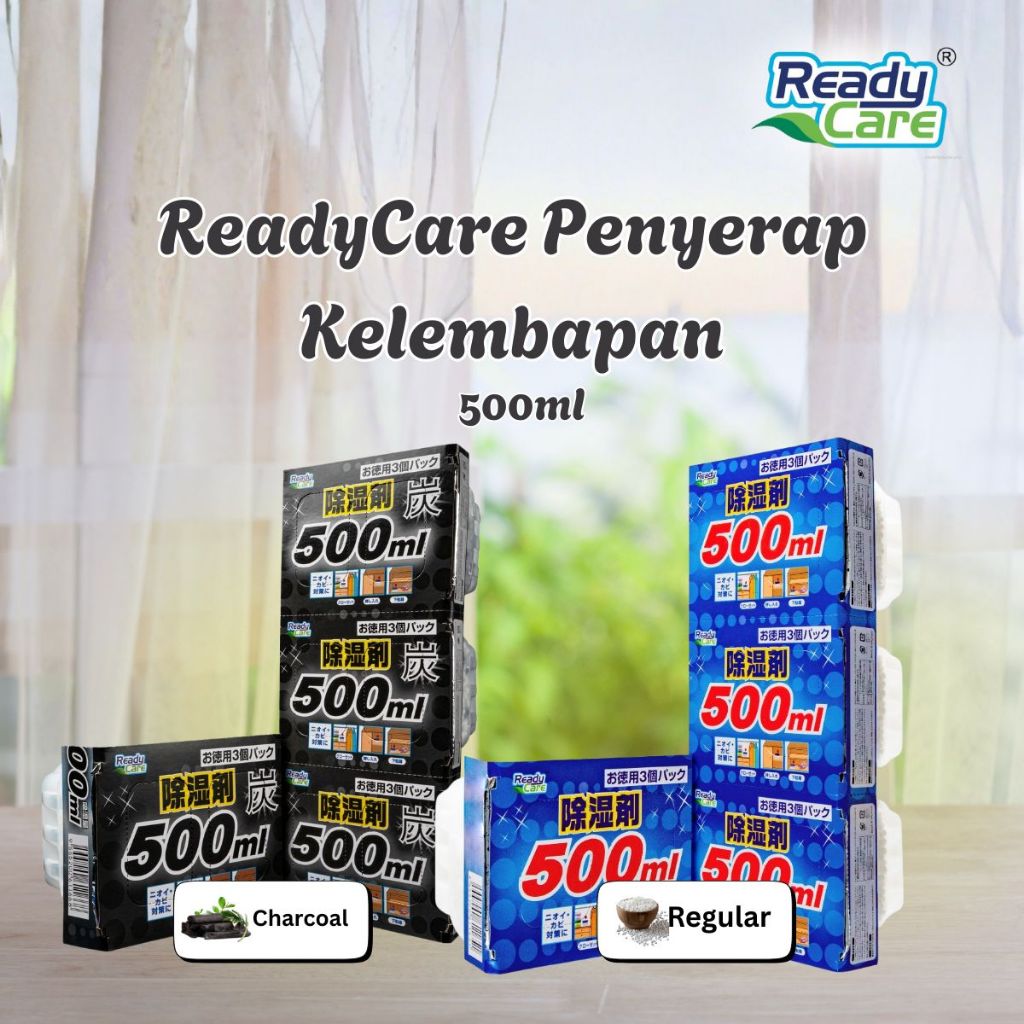 ReadyCare Dehumidifier Moisture Absorber (500ml x 3pcs) per pack ...
