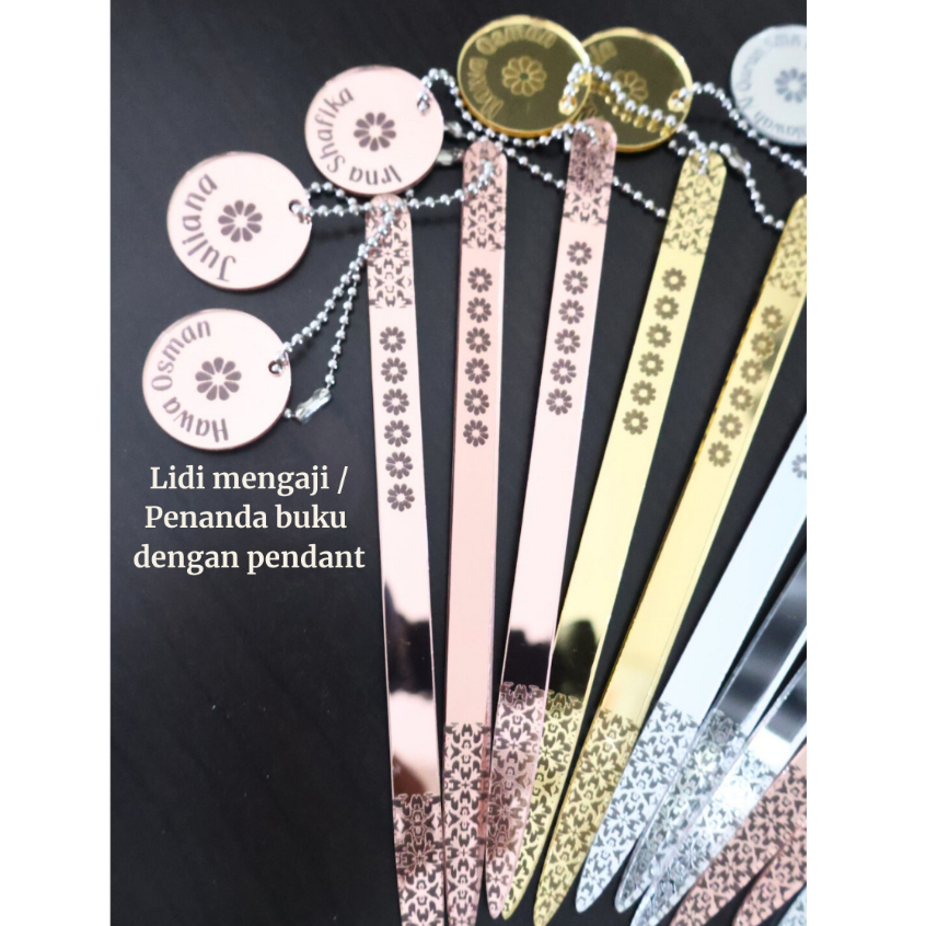 Lidi mengaji panjangPenunjuk Mengaji Al-Quran Penanda Buku gold ...