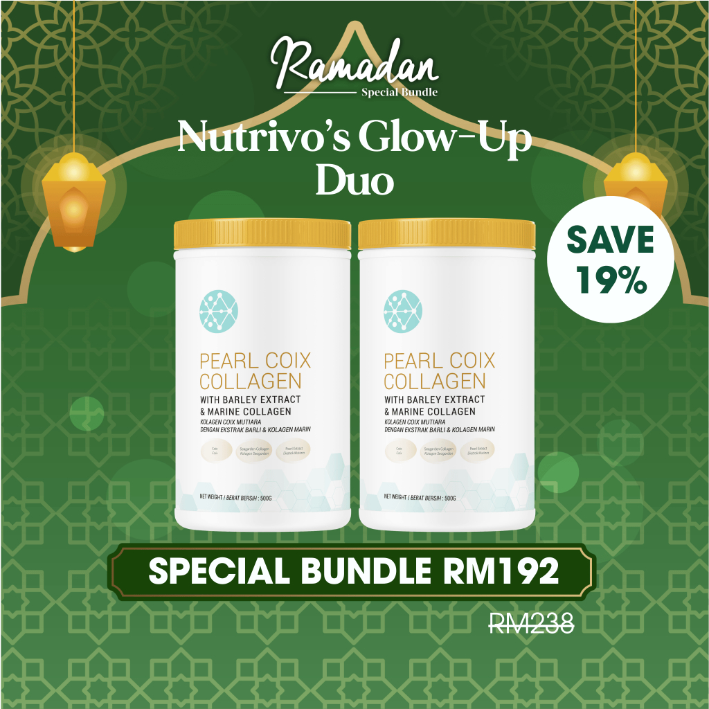 [Bundle Set] Nutrivo Pearl Coix Collagen 500gx2 | Skin Glow Beauty ...