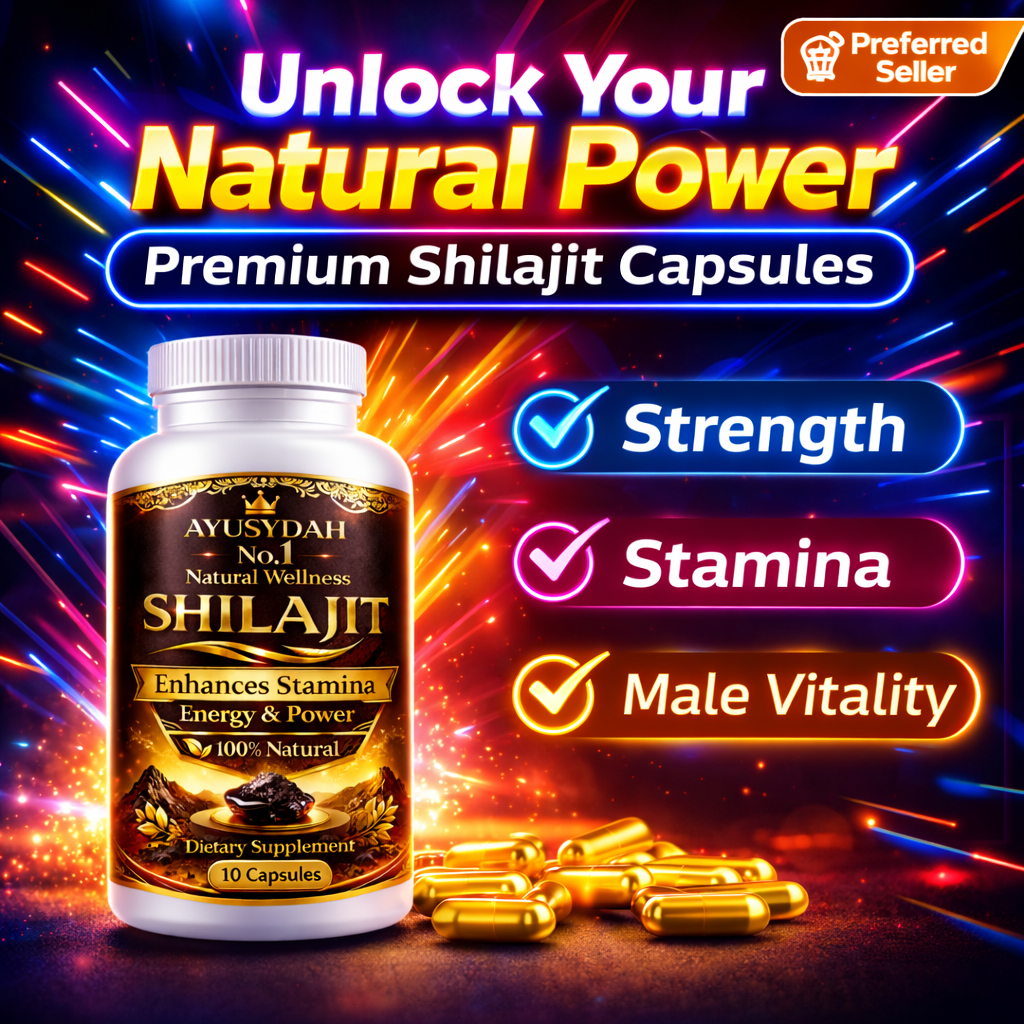 AYUSYDAH Himalayan Shilajit Herbal Blend | Natural Wellness Formula ...