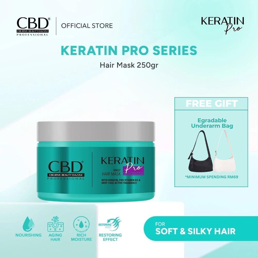 CBD Professional Keratin Pro Series Hair Mask (250g) | Shopee Malaysia