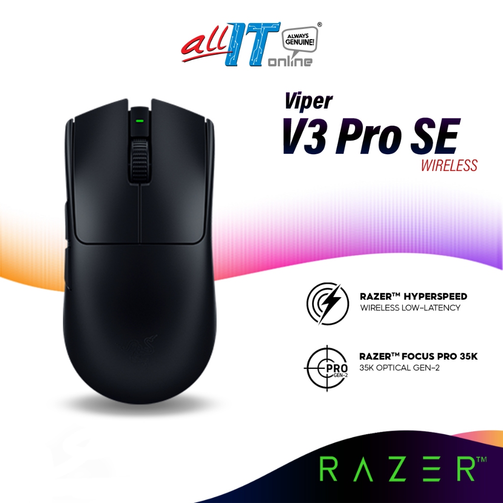 Razer VIPER V3 PRO SE Ultra-Lightweight Wireless Symmetrical Gaming ...