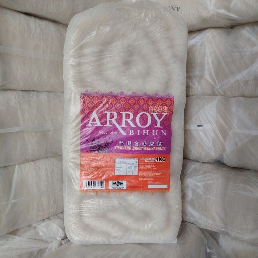 BEST PRICE (4kg) Arroy Bihun/Ekonomi Tradisional Mihun/Mee Hoon/Economy ...