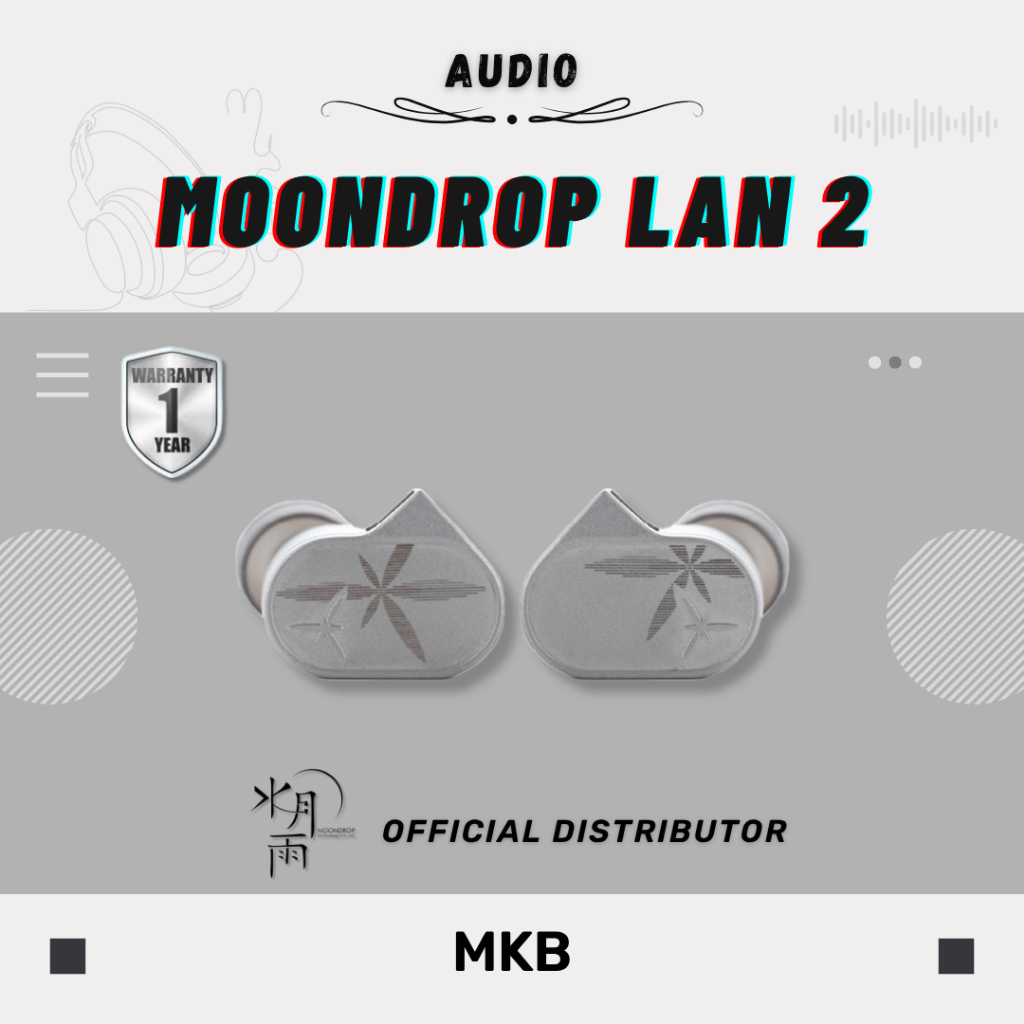 Moondrop LAN 2 MIM Stainless Steel Housing Double-Cavity High ...