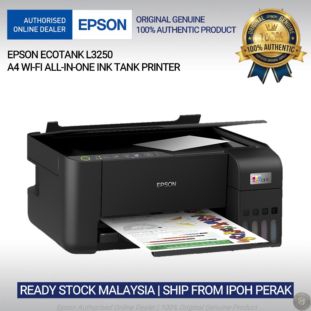 [Ready Stock] Epson L3250 EcoTank 3-in-1 Wireless Printer (WiFi) Print ...