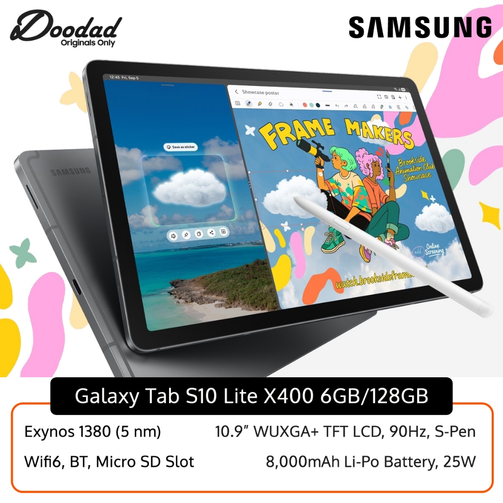 Samsung Galaxy Tab S10 Lite Tablet Wifi 2025 SM-X400 6GB+128GB With ...