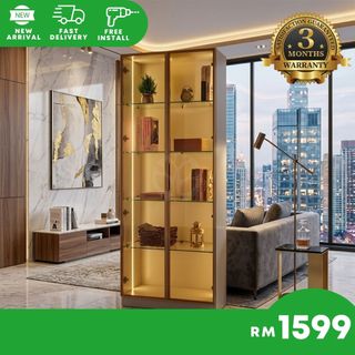 [FREE INSTALLATION] SMASIS Display Cabinet 2.0 Sensor Cabinet Laminated ...