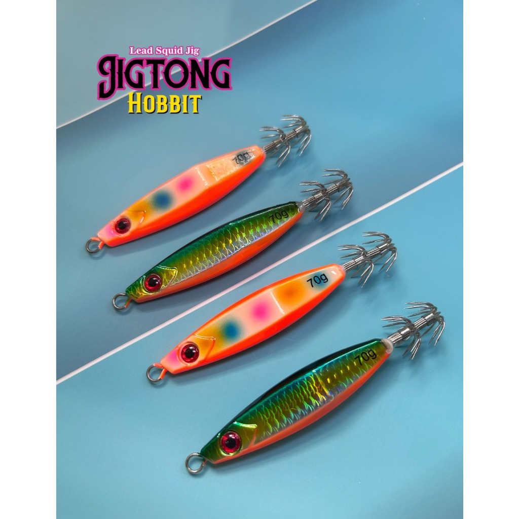 JIGTONG HOBBIT LEAD SQUID JIG | Shopee Malaysia