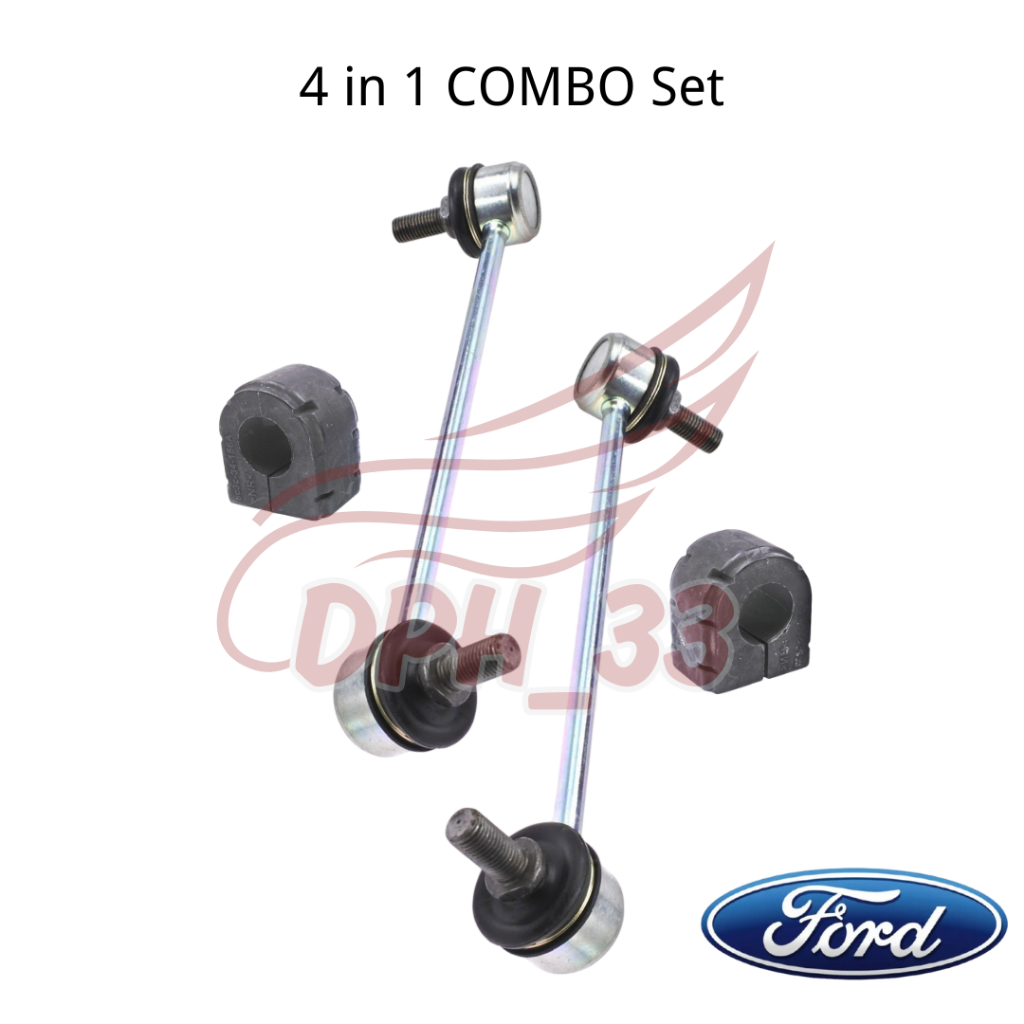 [4 IN 1 COMBO SET] Front Stabilizer Link / Stabilizer Bush for Ford ...
