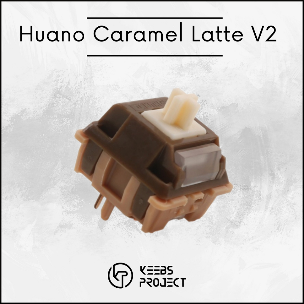 [Ready Stock] Huano Caramel Latte V2 Linear Switches 5 Pin | Mechanical ...