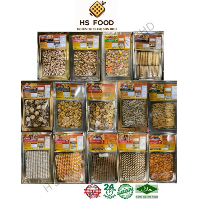 [Biskut Tin] V Foods Biscuit (Thailand) 3kg-5kg Ais Jem / Choco Bear ...