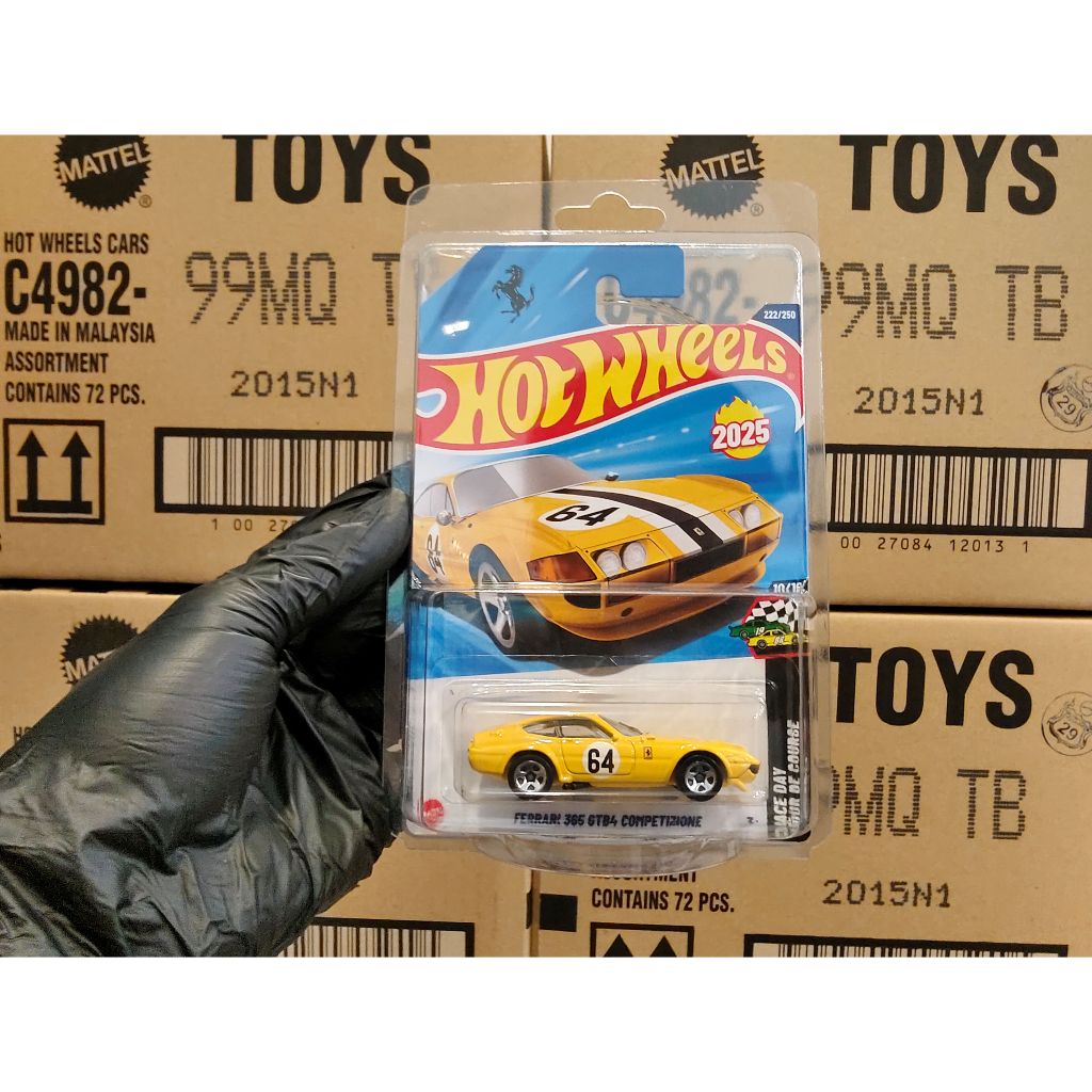 CODE SR11 - HOT WHEELS 2025 CARDED Giallo Modena Ferrari 365 GTB4 ...