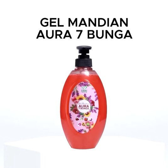 D’Herbs Gel Mandian Aura 7 Bunga 550ml – Mandian Segar Harum Bunga ...