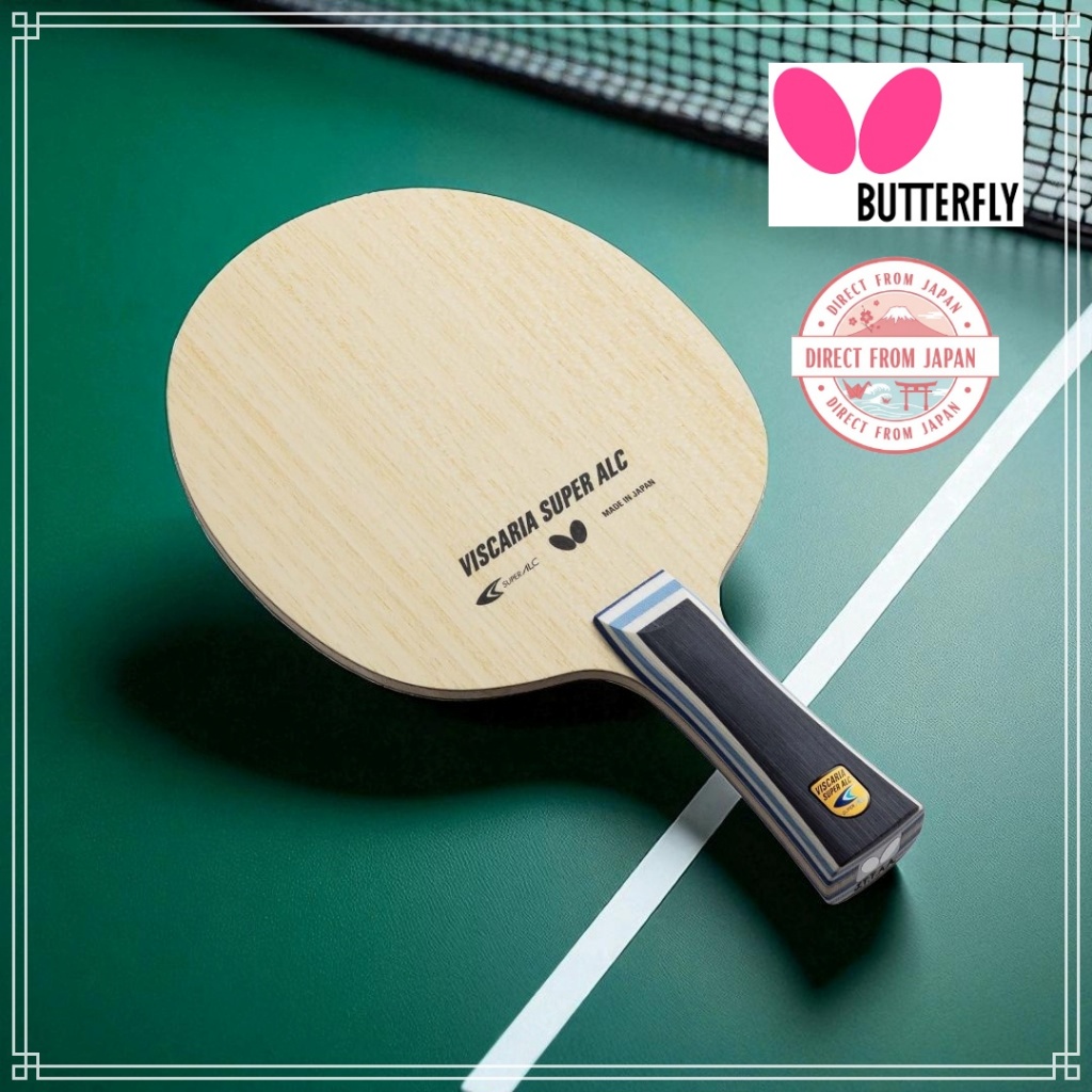 【Butterfly】Viscaria ALC/SUPER ALC Table Tennis Racket - Special Carbon ...