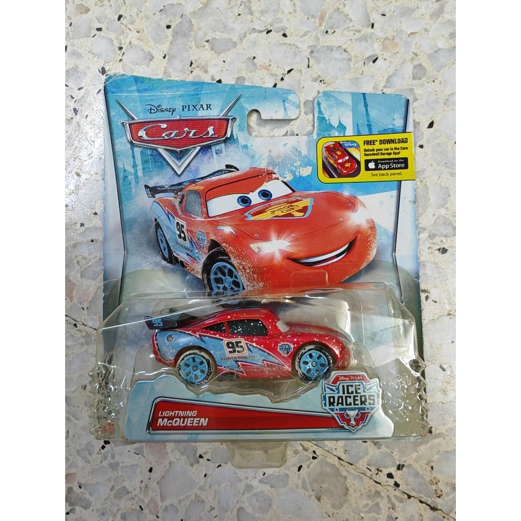 Mattel Disney Pixar Cars - (Ice Racers) Lightning McQueen | Shopee Malaysia