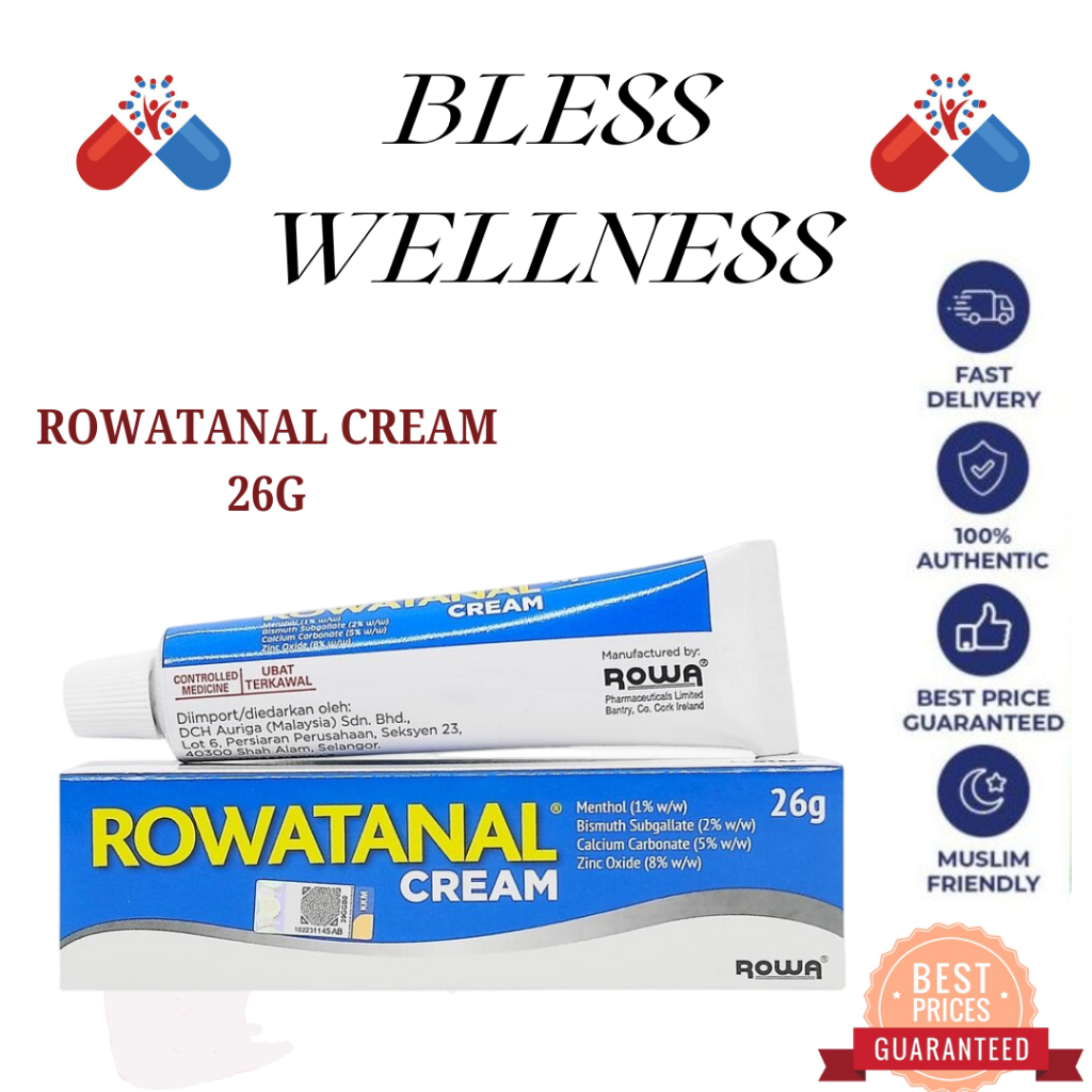 ROWATANAL CREAM 26G FOR HEMORRHOID | Shopee Malaysia