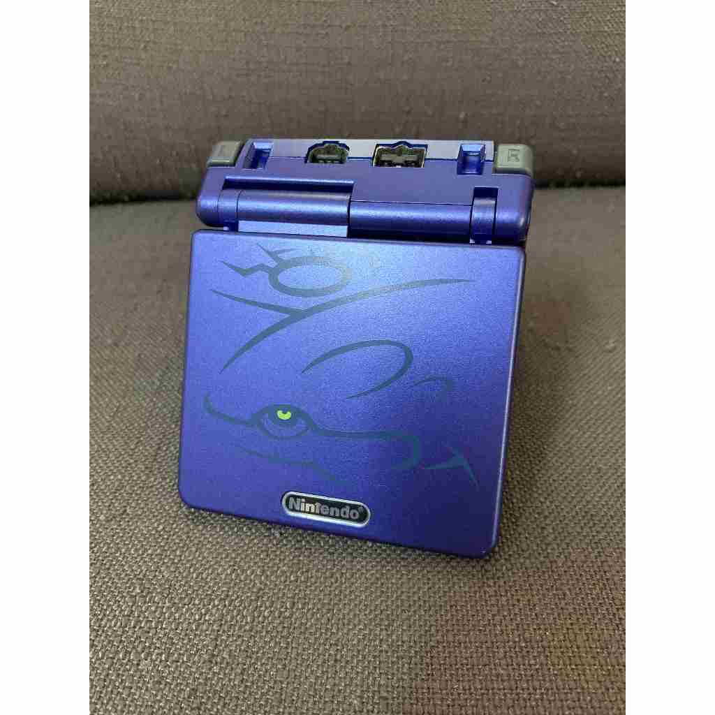 Nintendo Gameboy GBA SP with aftermarket shell Pokémon BLUE in good ...