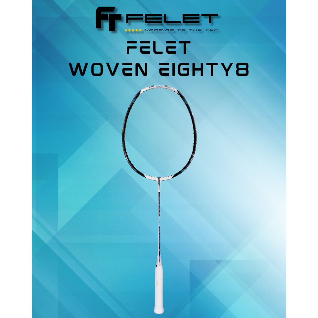 Felet Woven Eighty8 Badminton Racket | Lightweight High Tension Frame ...