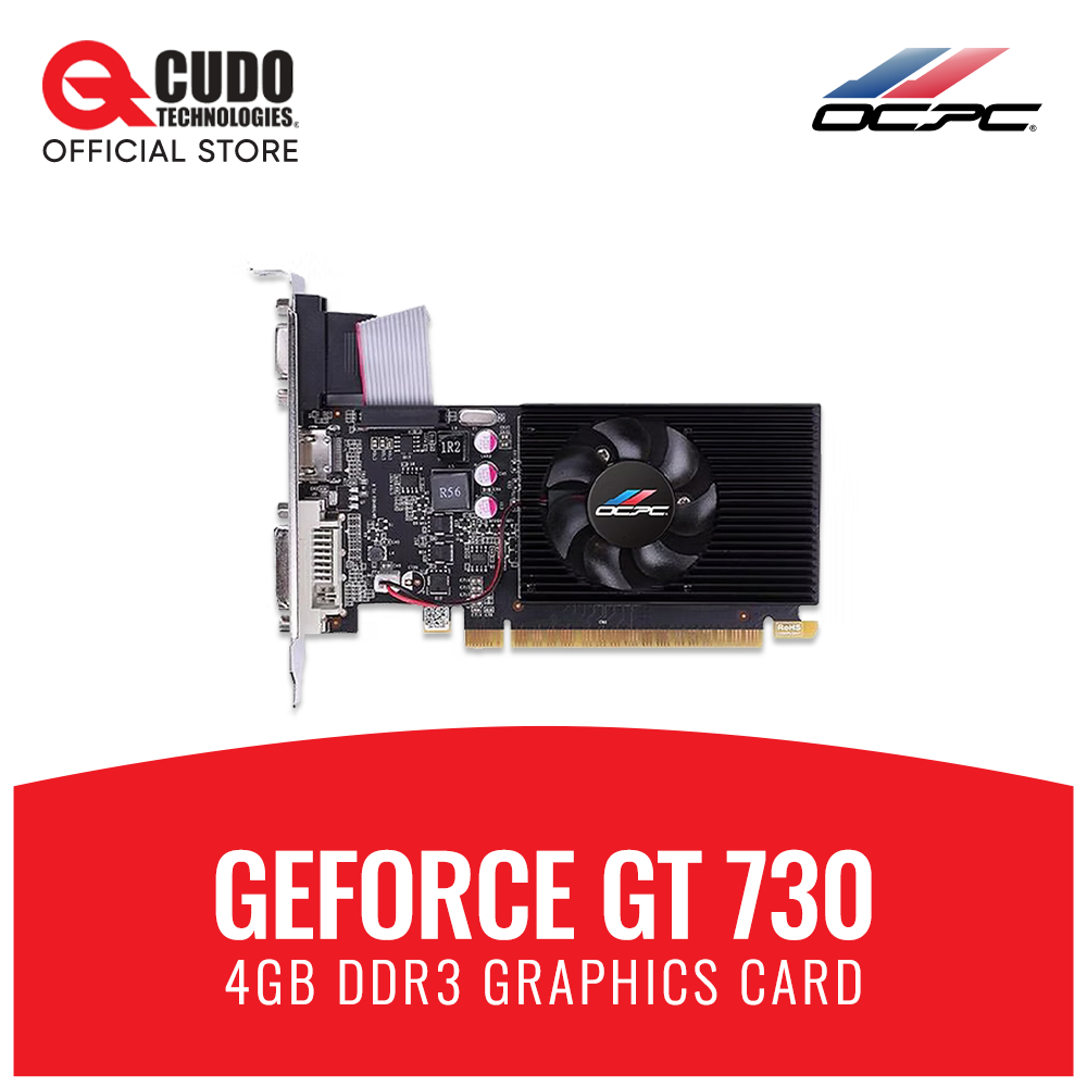 OCPC GeForce GT 730 4GB DDR3 Graphics Card ( OCVNGT730G4 ) | Shopee ...