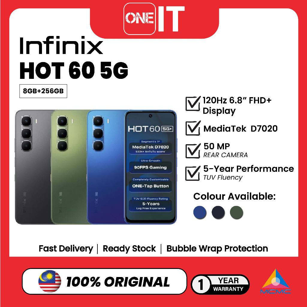 Infinix Hot50/Hot 60 5G/HOT 60I Smartphone Dimensity 6300 48MP IMX582 ...