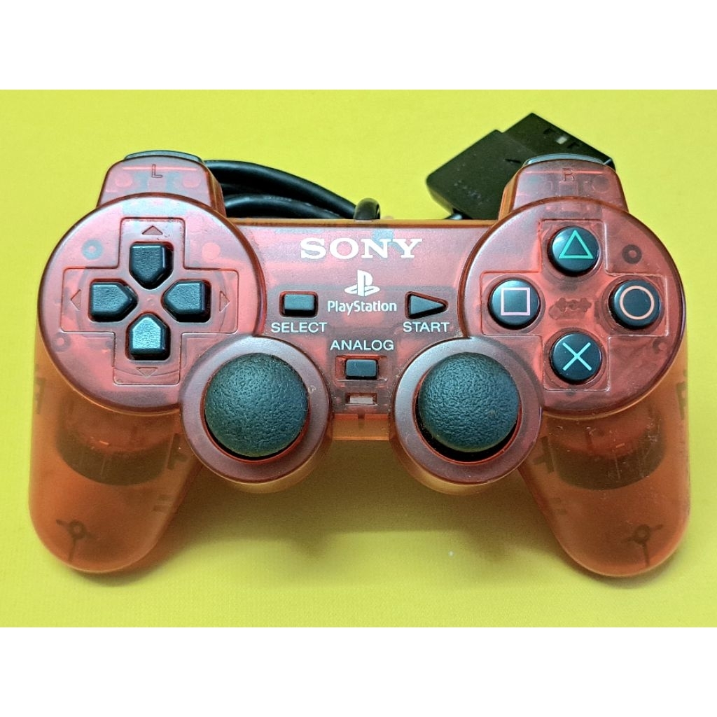 🔥DUALSHOCK 2 PLAYSTATION 2 ORIGINAL CONTROLLER CRIMSON RED🔥 PS2 ...