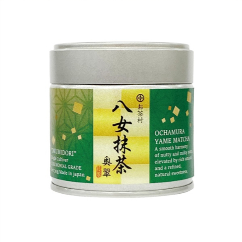 OCHAMURA Yame Matcha Okumidori 30g Can 100% Yame tea leaves produced ...