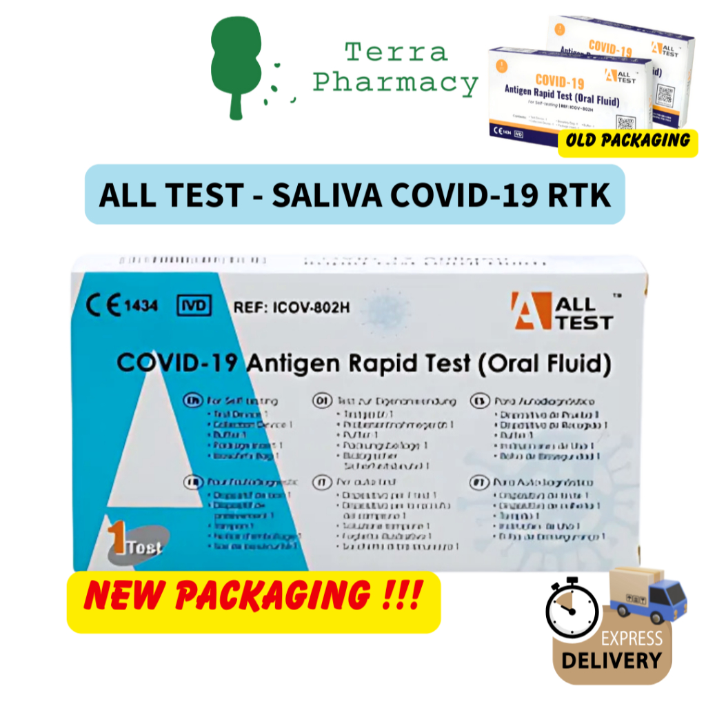 [ Exp 6/2027 New Stock !!! ] ALLTEST - Saliva Antigen Test Kit - 20 PCS ...