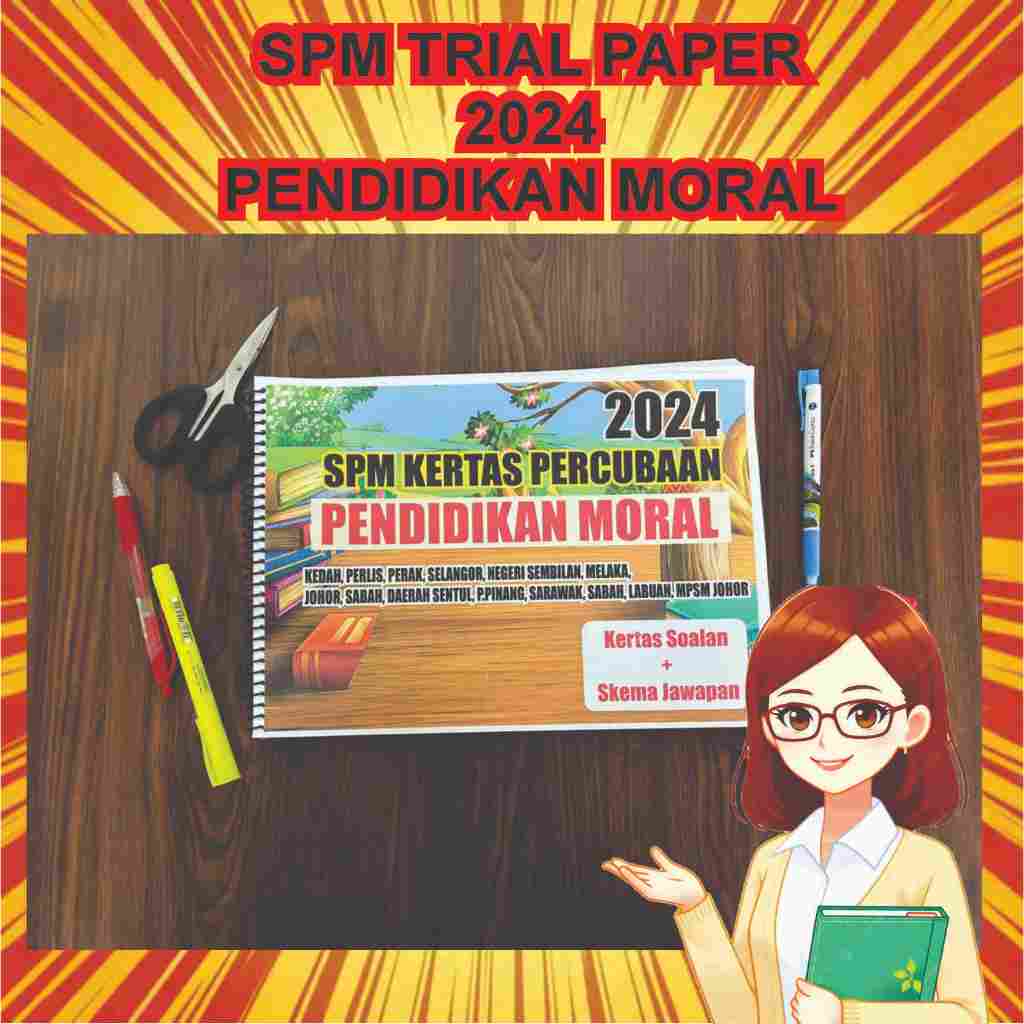 Pendidikan Moral SPM Trial Paper+ Skema Jawapan 2024 | Shopee Malaysia