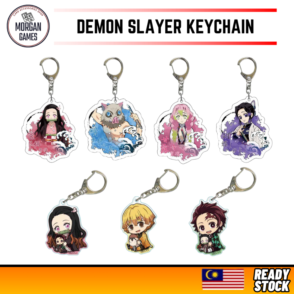 【Morgan Games】[Ready Stock] Anime Keychain | Demon Slayer | Choice of ...