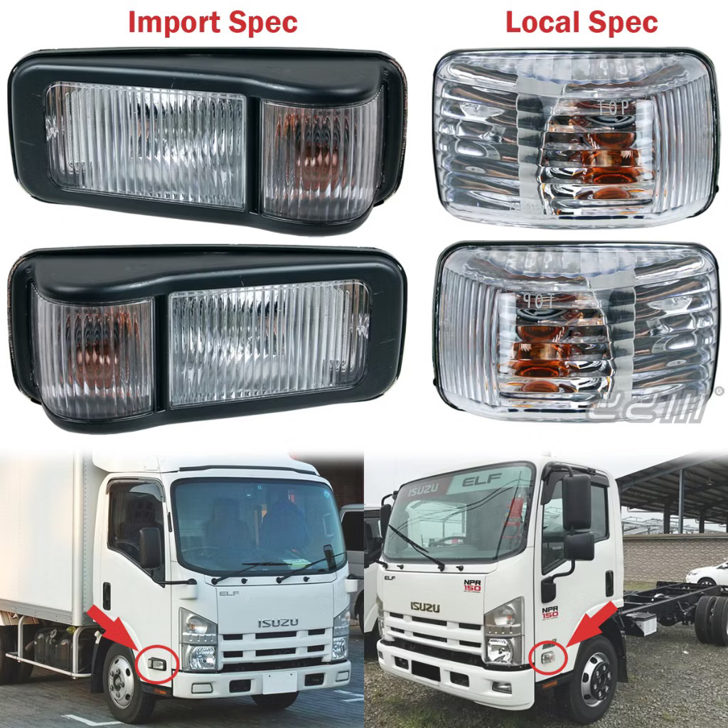 Isuzu NLR PRO NPR NQR Elf Side Door Pintu Lamp Signal Lamp Light Fender ...