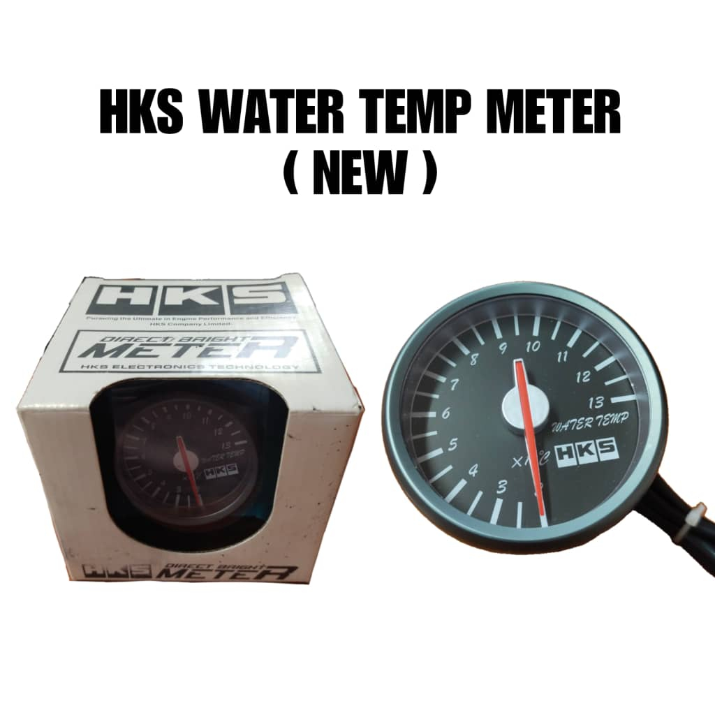 HKS WATER TEMP METER ( NEW ) FOR CAR [ HKS WATER TEMP WHITE BOX ...