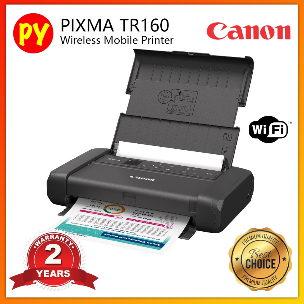 Canon PIXMA TR160 Portable / Mobile Wireless Single Function Inkjet ...