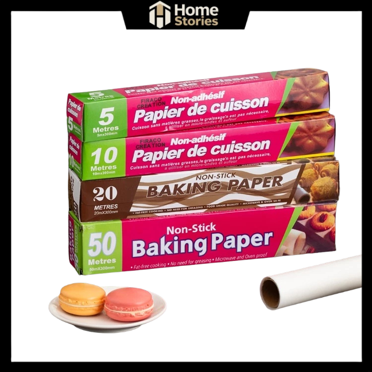 Baking Wrapper 50M Non Stick Silicone Double-sided Parchment Oil Paper ...