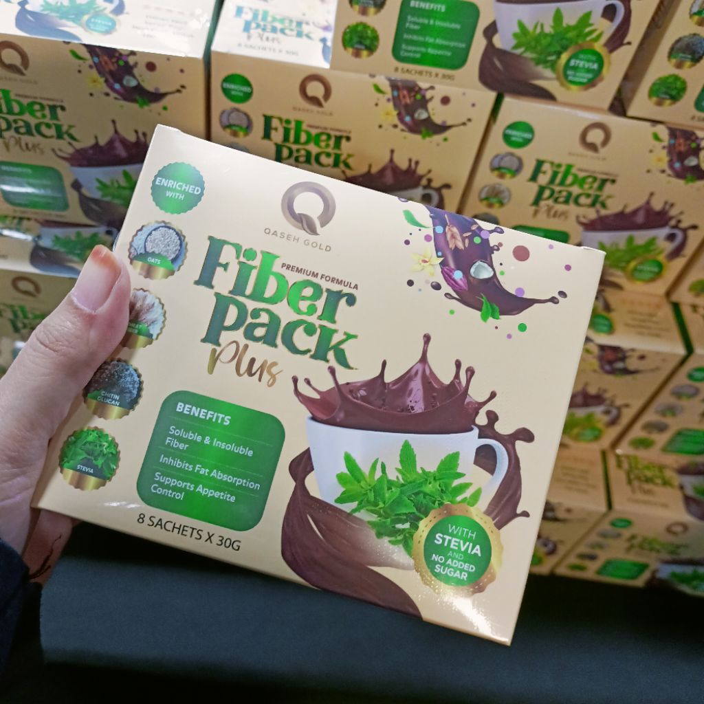 FIBER PACK PLUS BY QASEH GOLD (SACHET) | Shopee Malaysia