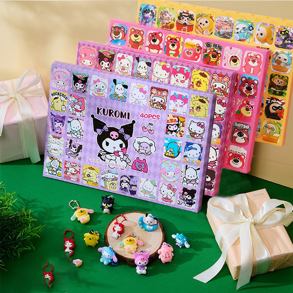 NEW Cute Holes Sanrio Poke Blind Box Cute Doll Ornament Mystery Box ...
