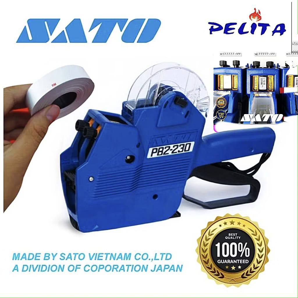 SATO PB2-230 Hand Labeler( ORIGINAL) / Price gun machine | Shopee Malaysia