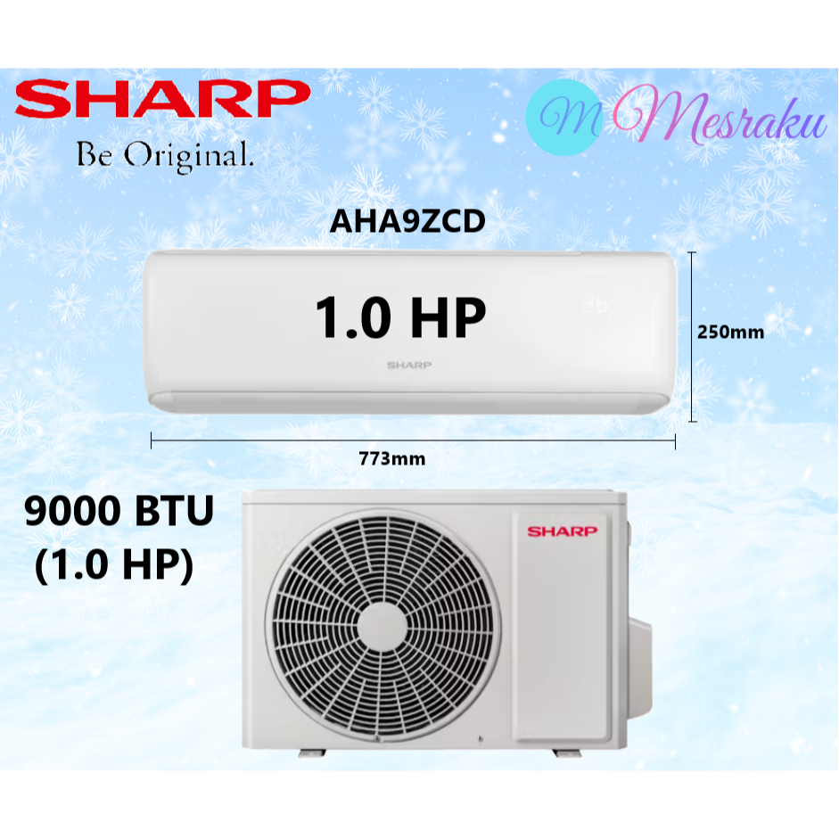 SHARP R32 NON INVERTER AIR CONDITIONER- ZCD SERIES | Shopee Malaysia