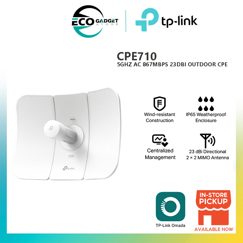 TP-Link CPE710 5GHz AC 867Mbps 23dBi Outdoor CPE | Shopee Malaysia