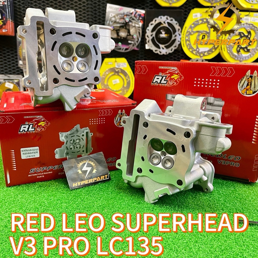 RED LEO SUPERHEAD CNC V3PRO LC135 Y15 UNTUK MOTOR YAMAHA LC135 Y15 ...