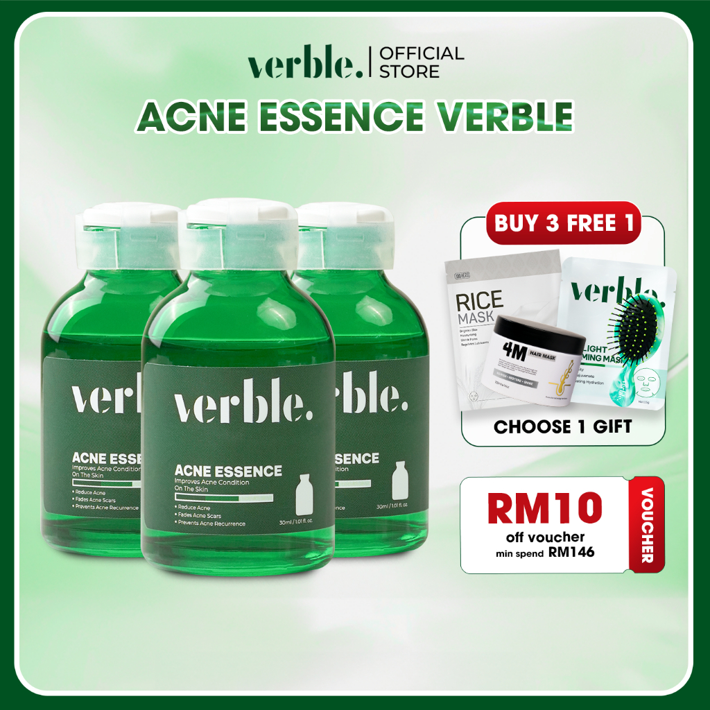 VERBLE Acne Clear Acne Essence Serum 7-Day | Shopee Malaysia