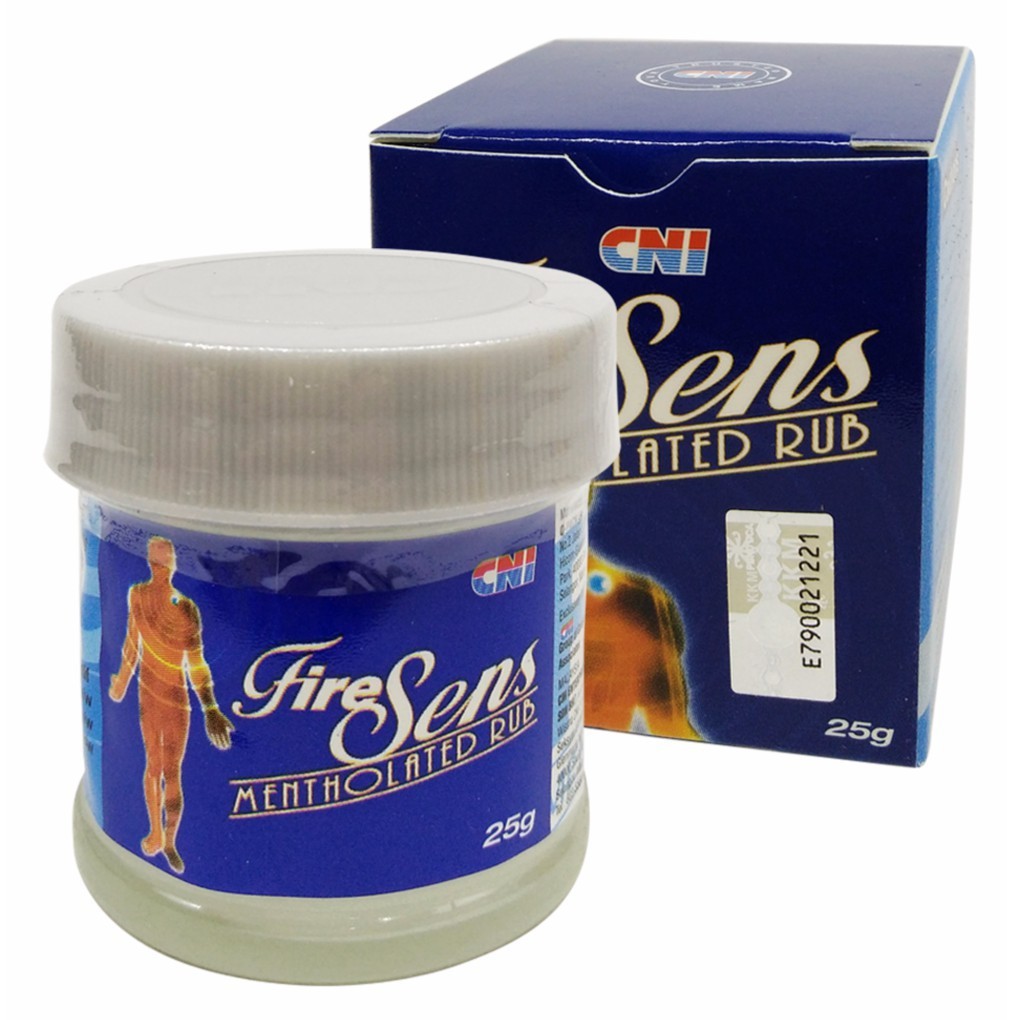 CNI FIRE SENS MENTHOLATED RUB 25G x 6 | Shopee Malaysia