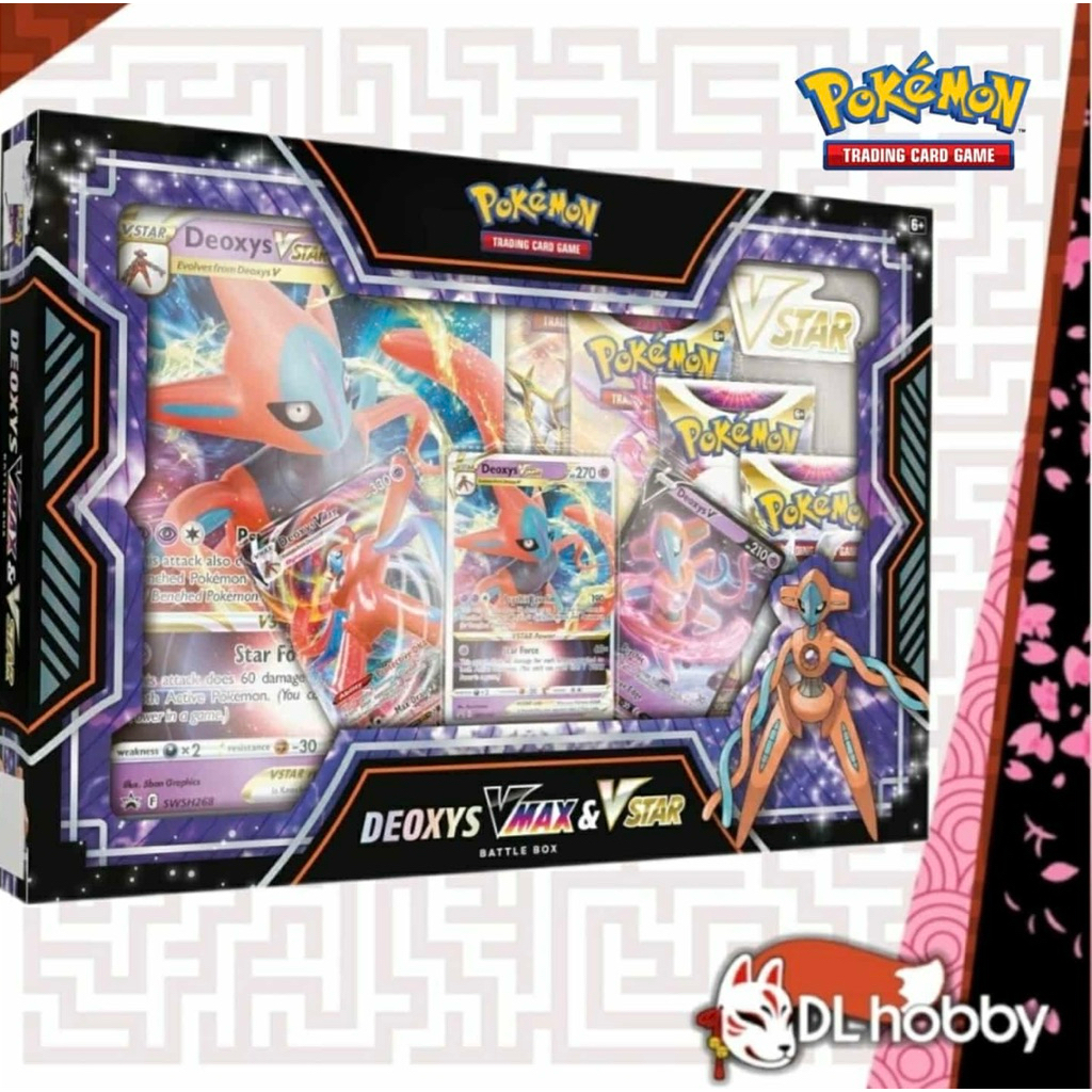 Pokemon TCG: Deoxys/Zeraora VMAX & VSTAR Battle Box | Shopee Malaysia
