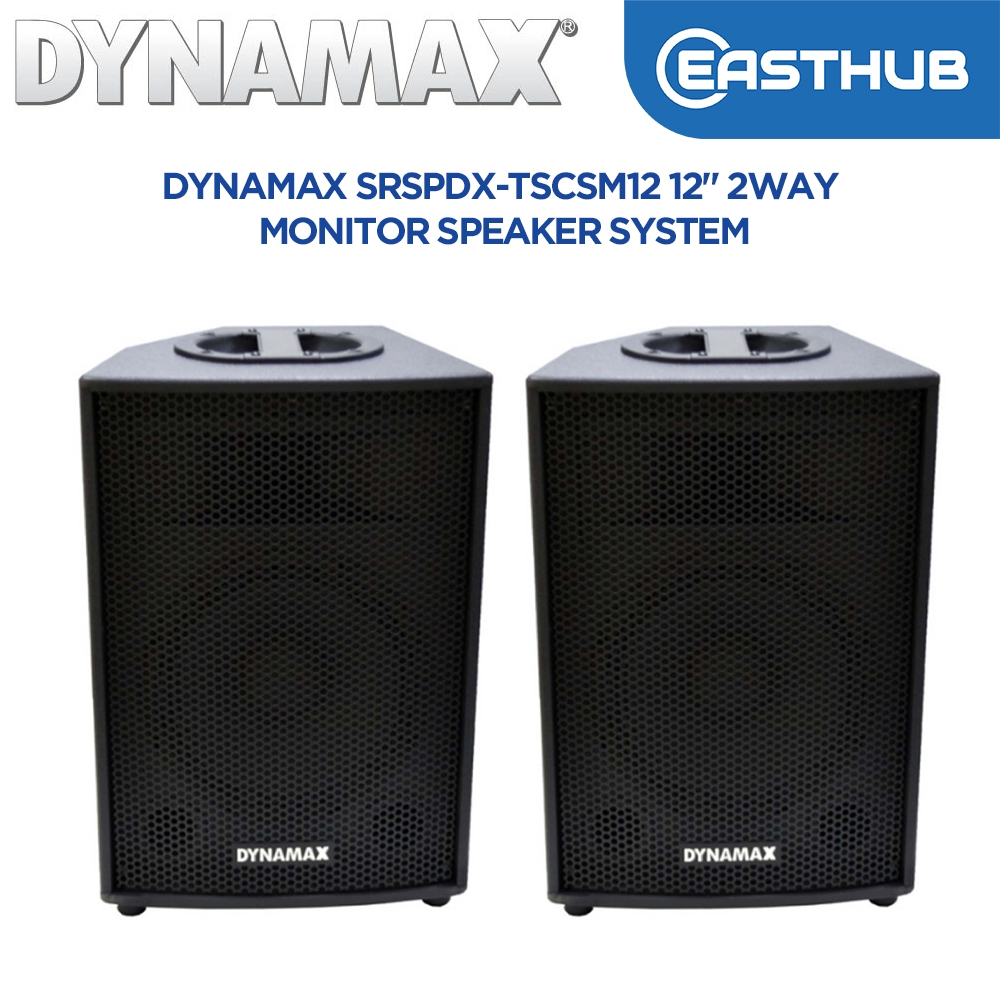 DYNAMAX SRSPDX-TSCSM12 12" 2-Way Monitor Speaker System (1 Pair ...