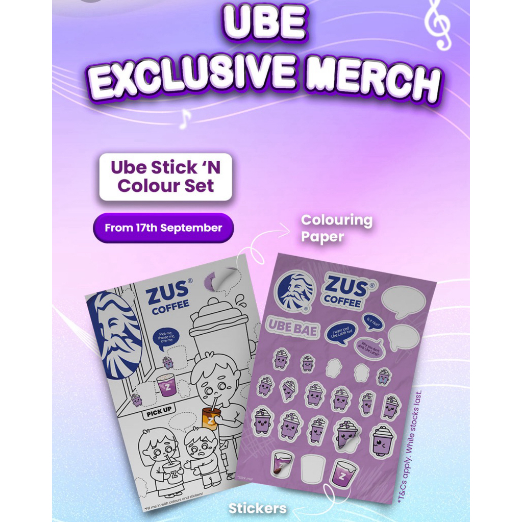 ZUS COFFEE MALAYSIA MERCHANDISE: STICKER/ANGPAOS/CARD GAME/KEYCHAIN ...