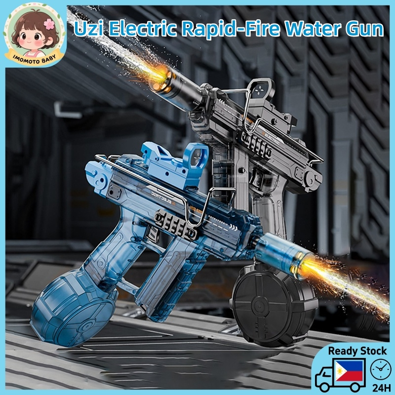 【ITB】Water-Splashing Festival Uzi Water Gun Simulated Flame Recoil ...