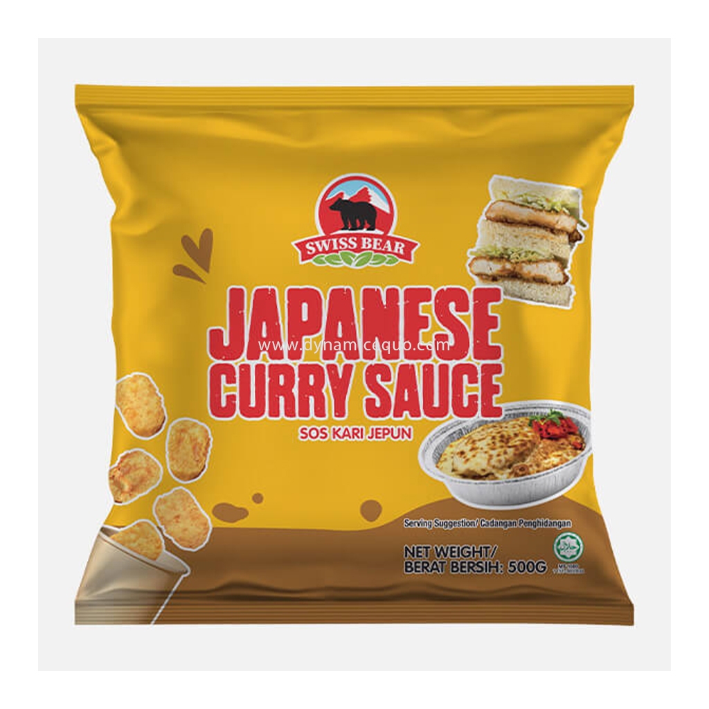 Swiss Bear Japanese Curry Sauce 500G Halal Sos Kari Jepun Mild Spicy ...