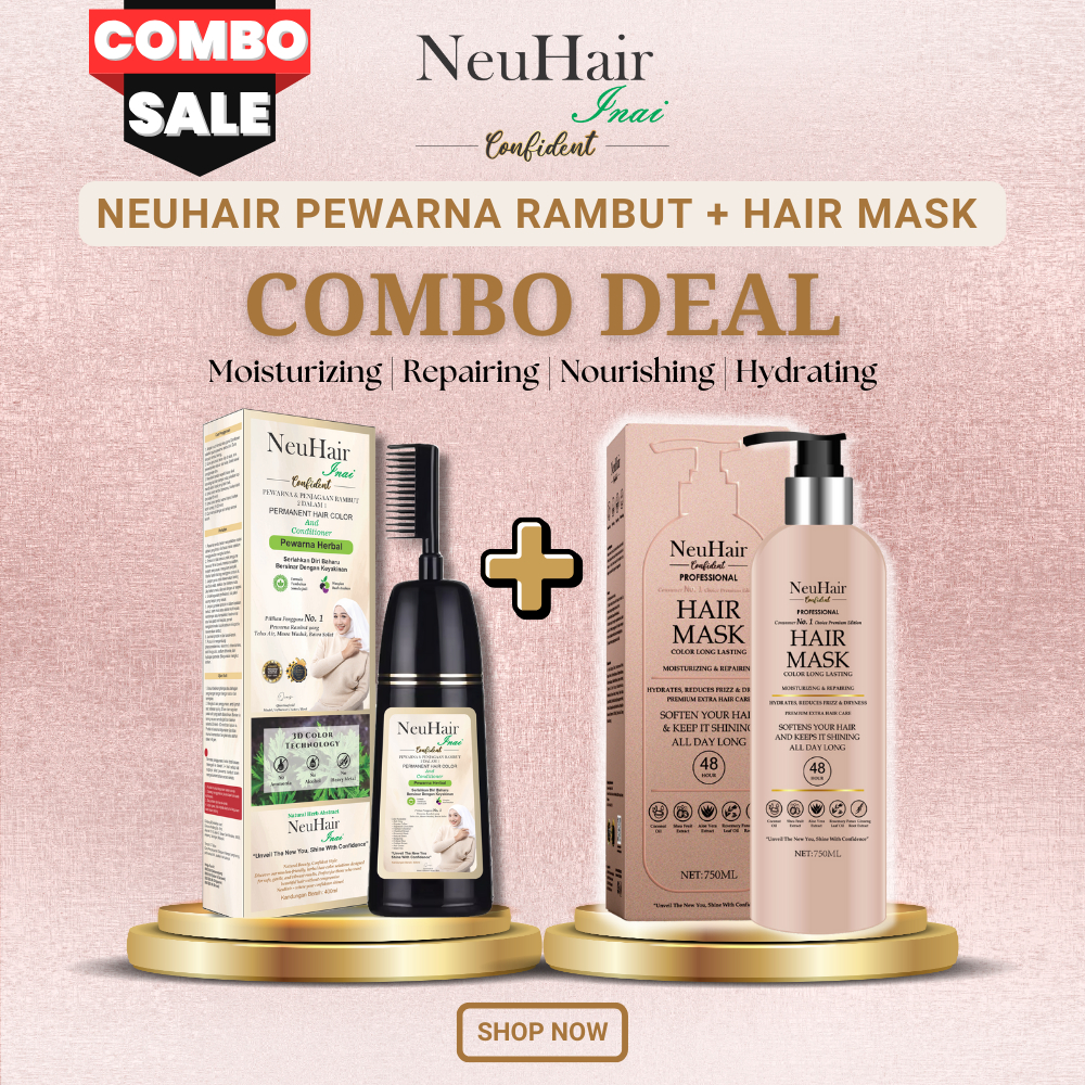 [COMBO PACKAGE] NEUHAIR HAIR COLOR 400ML + HAIR MASK 750ML | Lab Tested ...